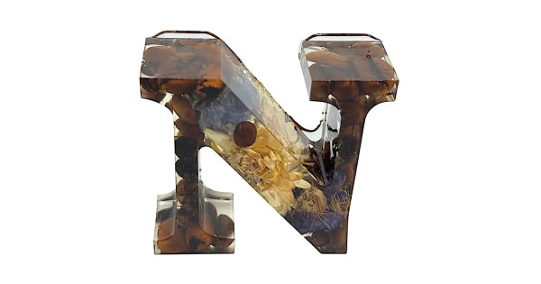 Декоративен елемент буква N кафе