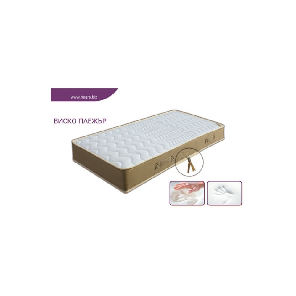 ᐉ Двулицев матрак Виско Плежър 72/190 - Интерматрак